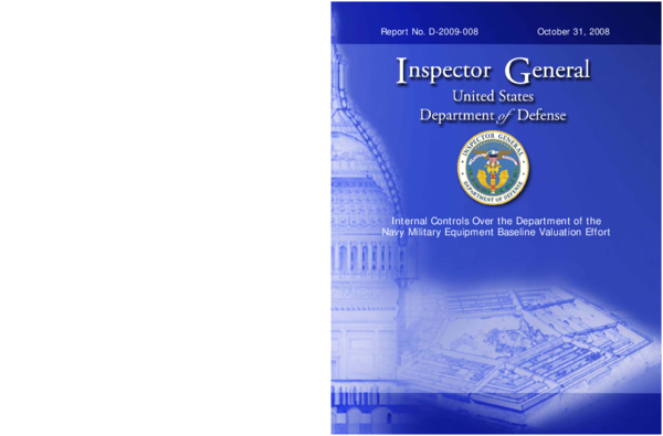 (PDF) Internal Controls Over the Department of the Navy Military ...