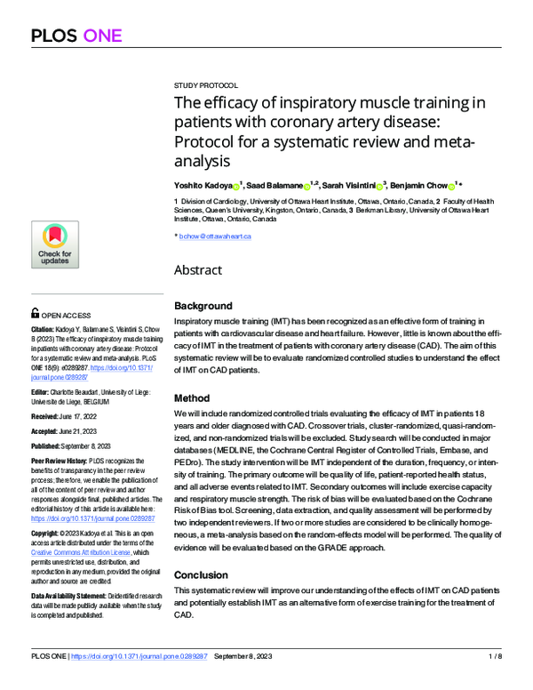 (PDF) The efficacy of inspiratory muscle training in patients with ...
