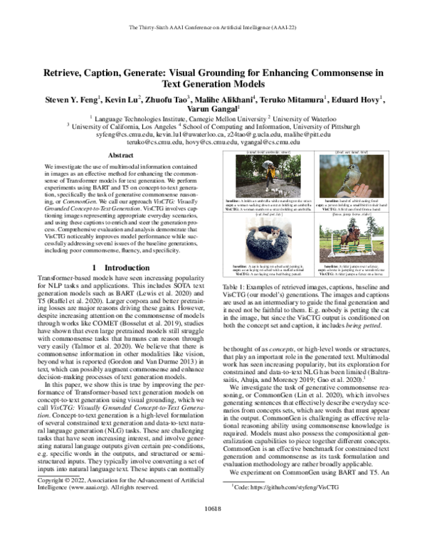 (PDF) Retrieve, Caption, Generate: Visual Grounding for Enhancing ...