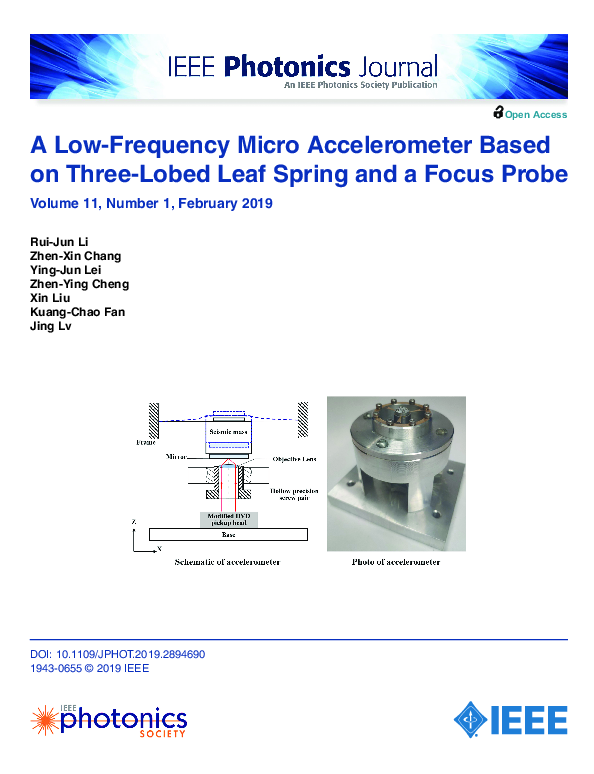 (PDF) A Low-Frequency Micro Accelerometer Based on Three-Lobed Leaf ...