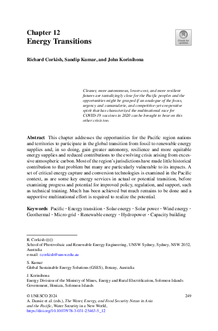 (PDF) Energy Transitions