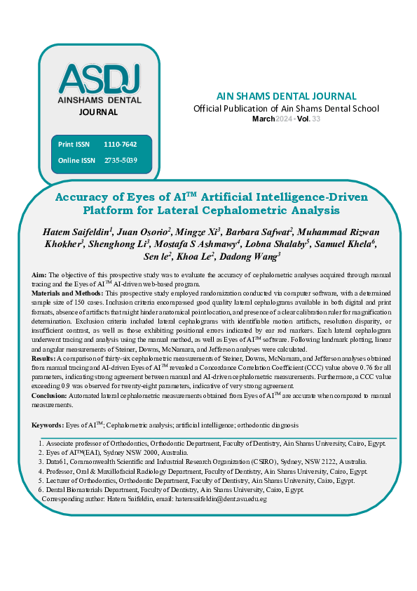 (PDF) Accuracy of Eyes of AI™ Artificial Intelligence Driven Platform ...