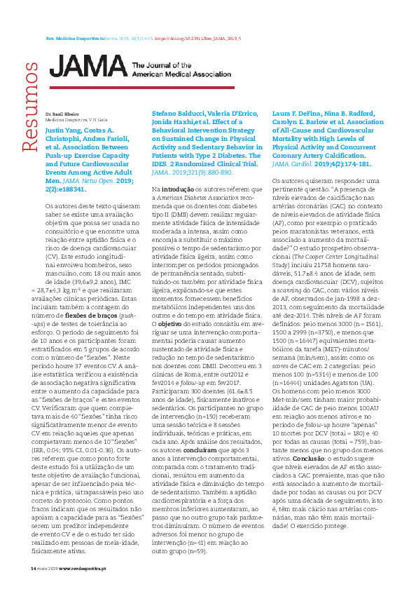 (PDF) Resumos do JAMA