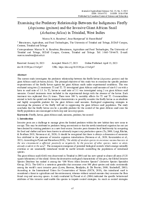 (PDF) Examining the Predatory Relationship Between the Indigenous ...