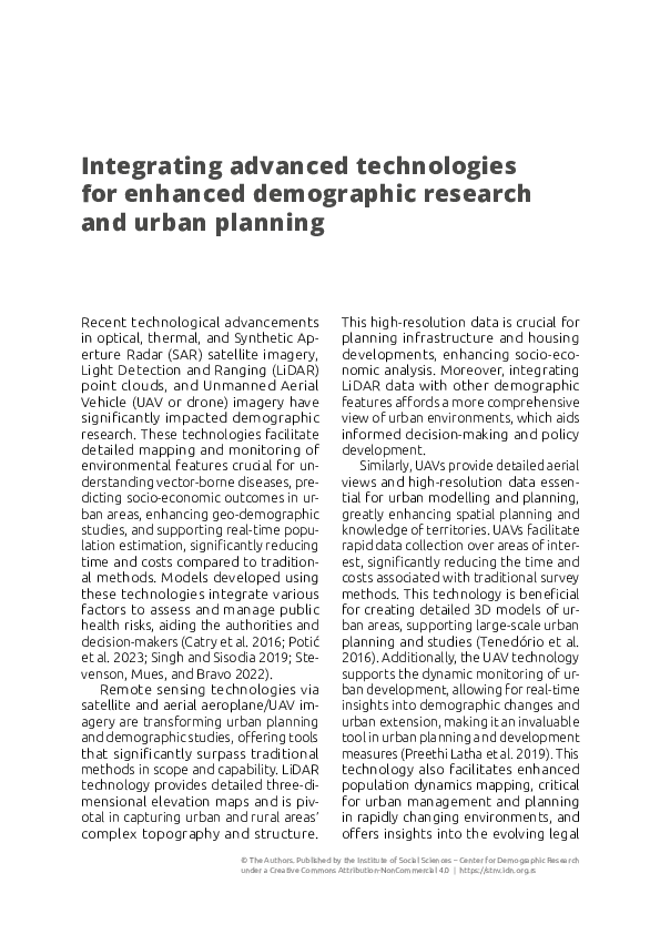 (PDF) Integrating advanced technologies for enhanced demographic ...