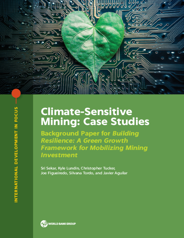 (PDF) Climate-Sensitive Mining: Case Studies: Background Paper for ...