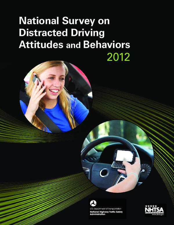 (PDF) National Survey on Distracted Driving Attitudes and Behaviors -- 2012