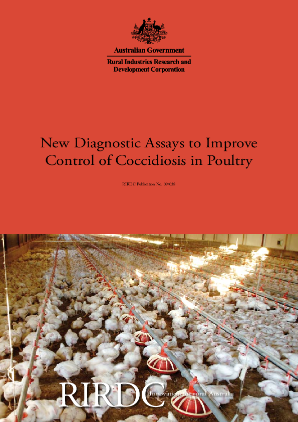 (PDF) New Diagnostic Assays to Improve Control of Coccidiosis in Poultry | Constantin ...