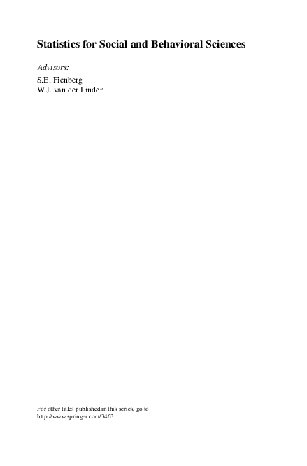 (PDF) Multidimensional Item Response Theory