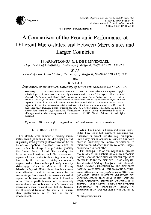 (PDF) A comparison of the economic performance of different micro ...