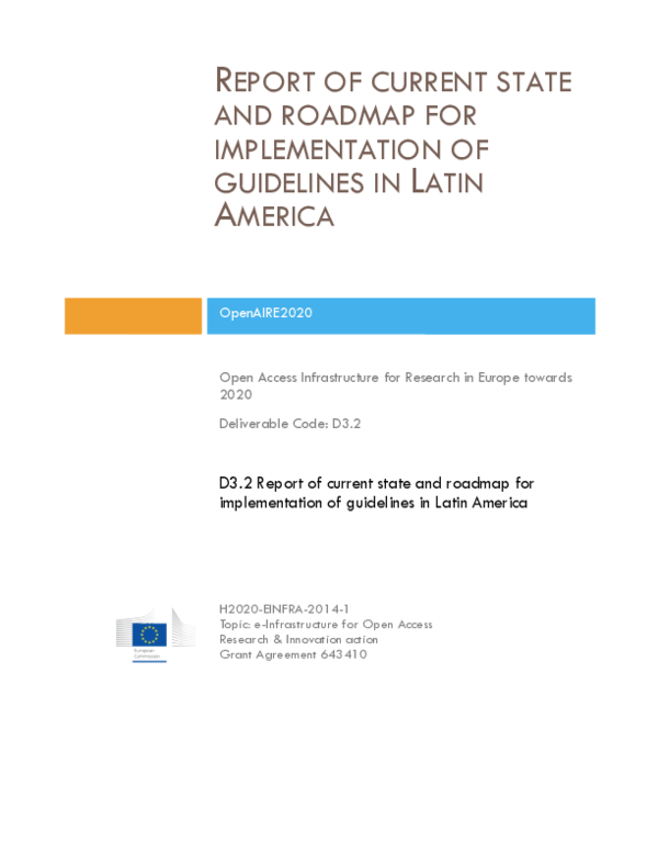 (PDF) Openaire2020 D3.2 - Report Of Current State And Roadmap For ...