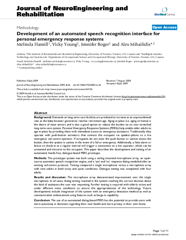 (PDF) BioMed Central Methodology