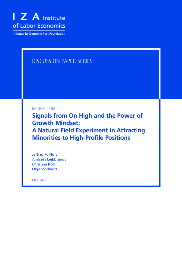 (PDF) Signals from On High and the Power of Growth Mindset: A Natural ...