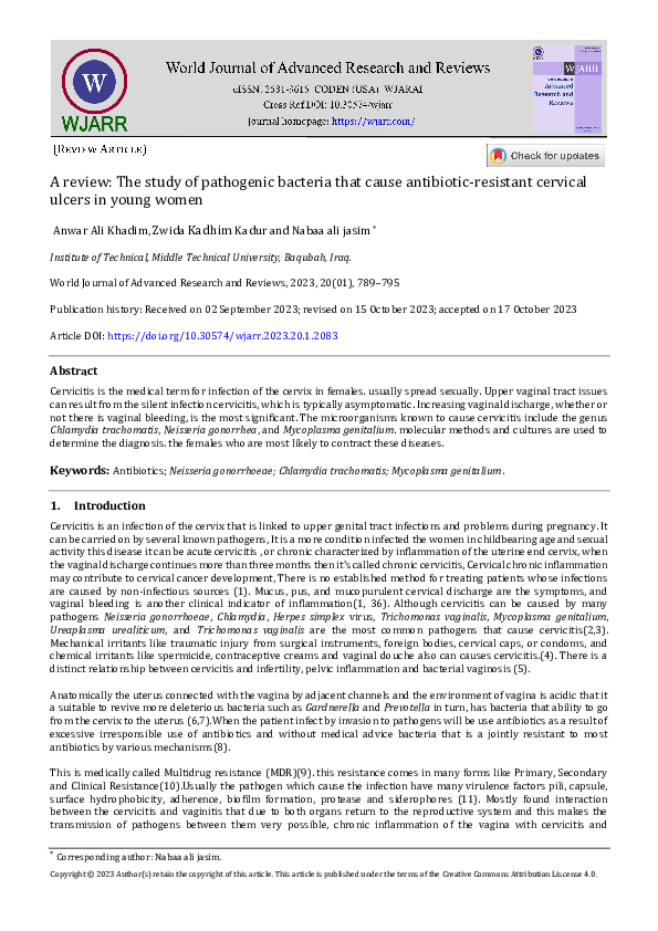 (PDF) A review: The study of pathogenic bacteria that cause antibiotic ...