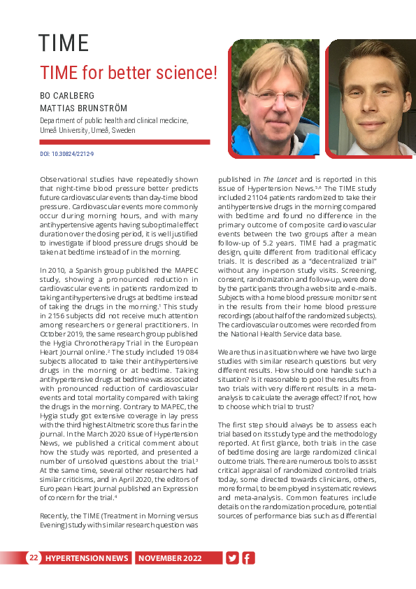 (PDF) TIME for better science!