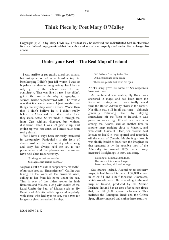 (PDF) Under your Keel – The Real Map of Ireland