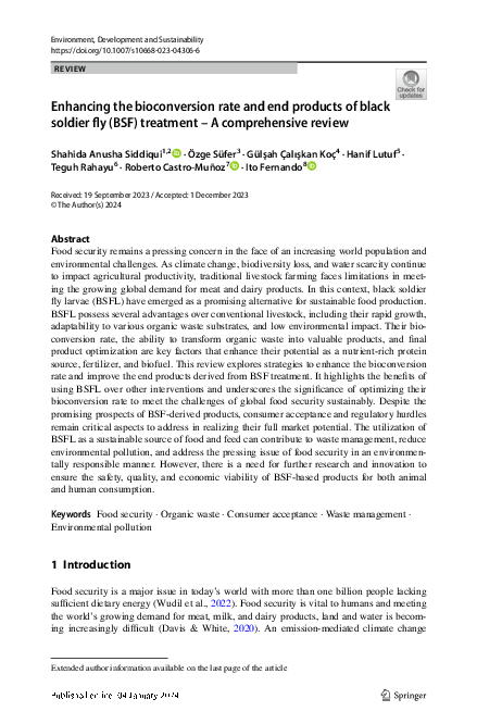 (PDF) Enhancing Bioconversion of Black Soldier Fly