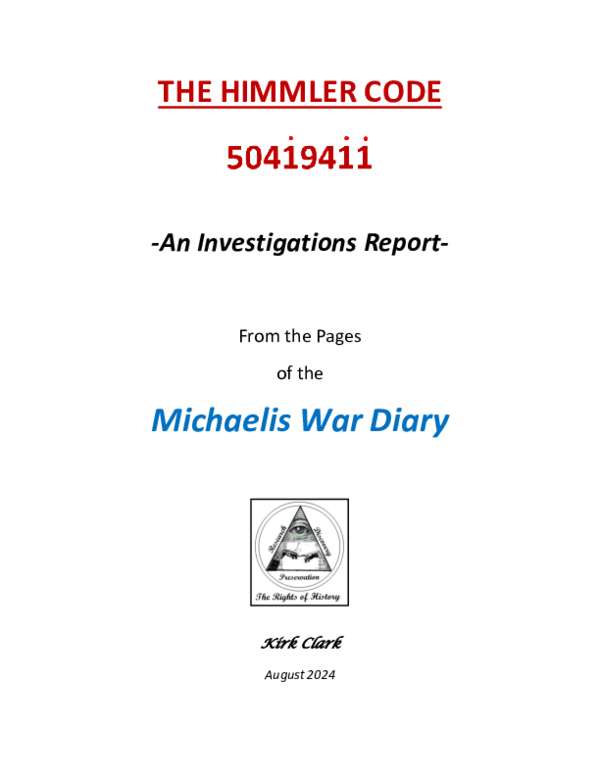 (PDF) The Himmler Code - An Investigations Report