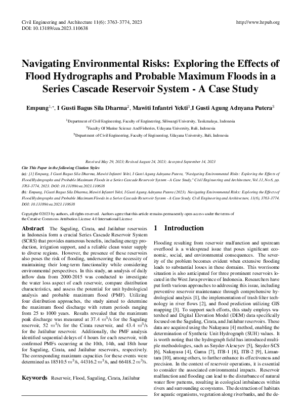 (PDF) Navigating Environmental Risks: Exploring the Effects of Flood ...