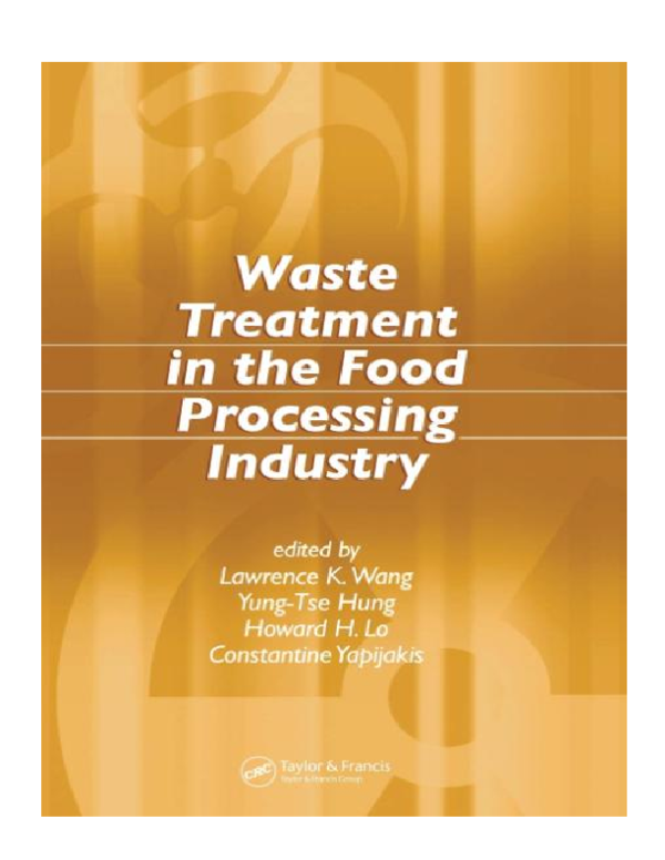 (PDF) Waste Treatment in the Food Processing Industry