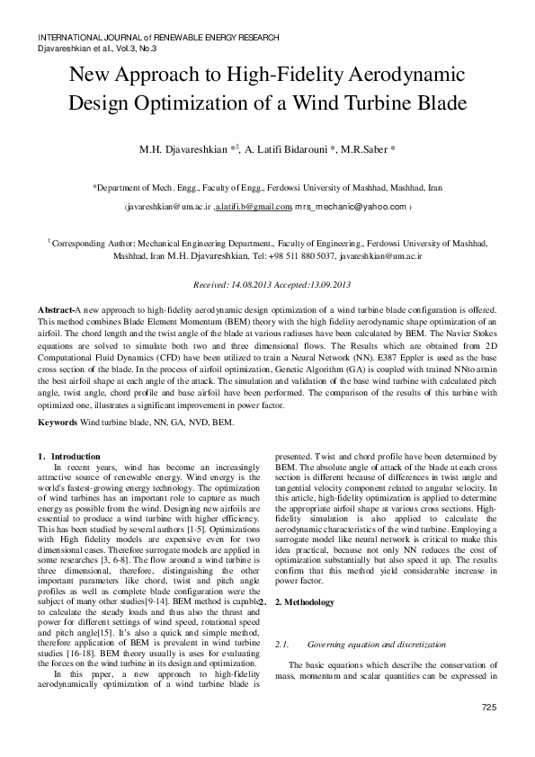 (PDF) New Approach to High-Fidelity Aerodynamic Design Optimization of ...