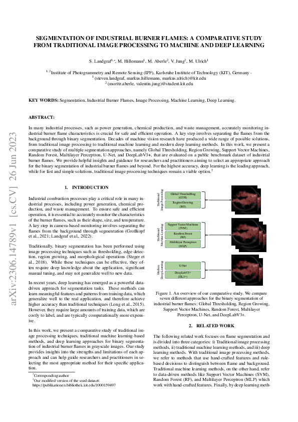 (PDF) Segmentation of Industrial Burner Flames: A Comparative Study from Traditional Image ...