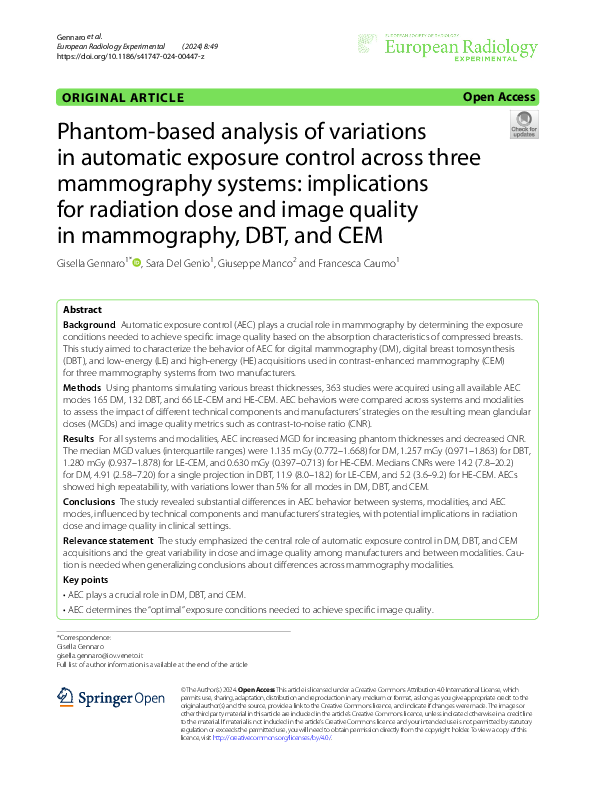 (PDF) Phantom-based analysis of variations in automatic exposure ...