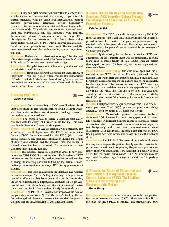 (PDF) A Prospective Study of Placement and Confirmation of Peripheral ...