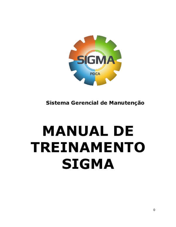 (PDF) APOSTILA DE TREINAMENTO SIGMA PDCA (versão Online) - Revisado em