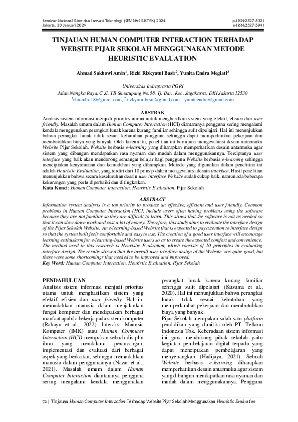 (PDF) Tinjauan Human Computer Interaction Terhadap Website Pijar ...