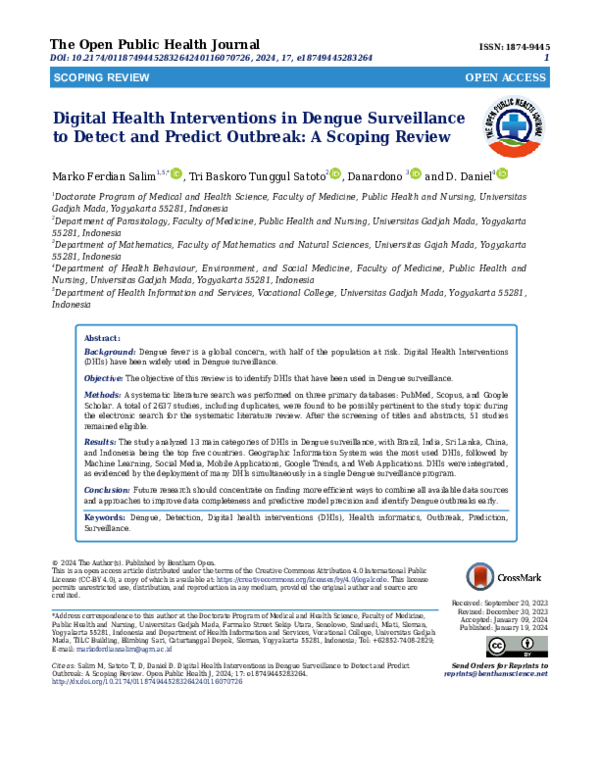 (PDF) Digital Health Interventions in Dengue Surveillance to Detect and Predict Outbreak: A ...