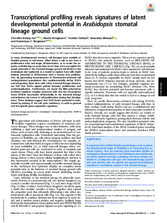 (PDF) Transcriptional profiling reveals signatures of latent ...