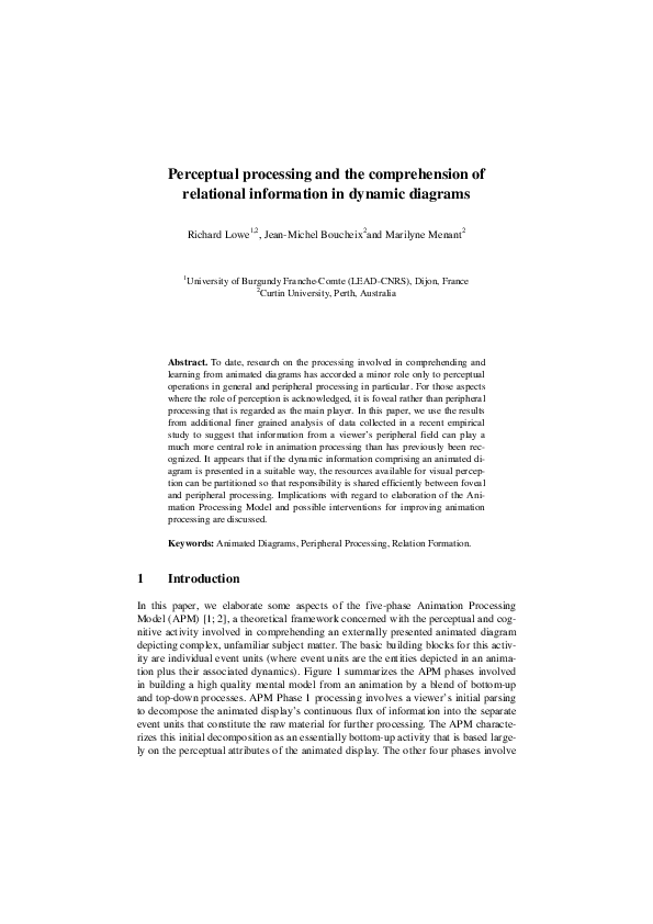 (PDF) Perceptual Processing and the Comprehension of Relational ...