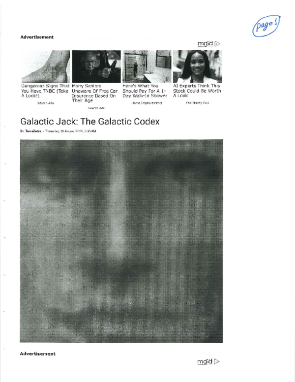 (PDF) A UFO/ET Report by Galactic Jack: Galactic Jack: The Galactic Codex