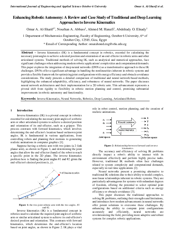 (PDF) Enhancing Robotic Autonomy: A Review and Case Study of Traditional and Deep Learning ...