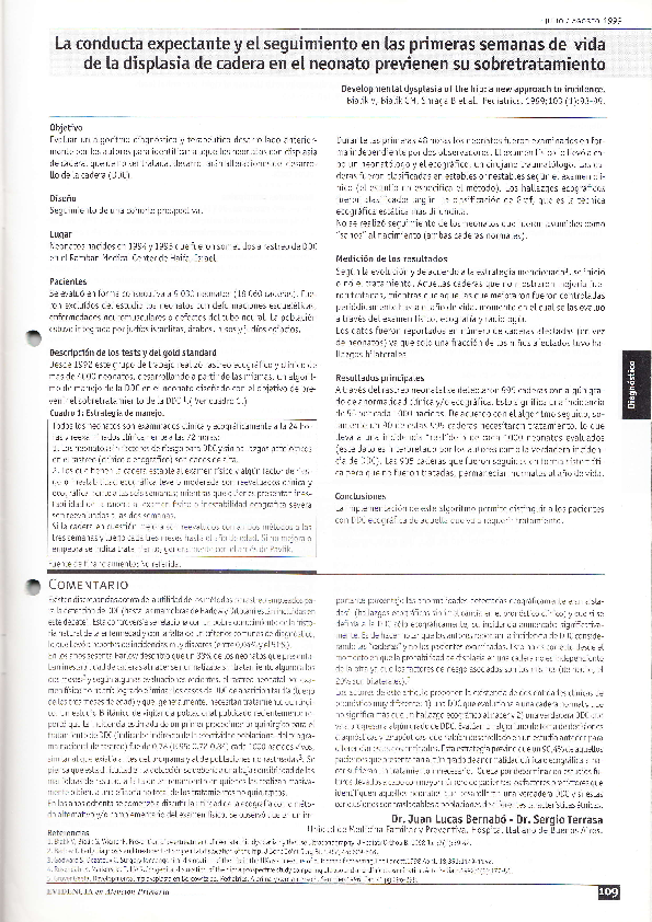 (PDF) La Conducta Expectante y El Seguimiento en Las Primeras Semanas ...