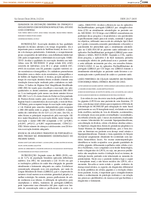 (PDF) Eficácia De Aplicativo Tradutor De Português-Libras Prodeaf No ...