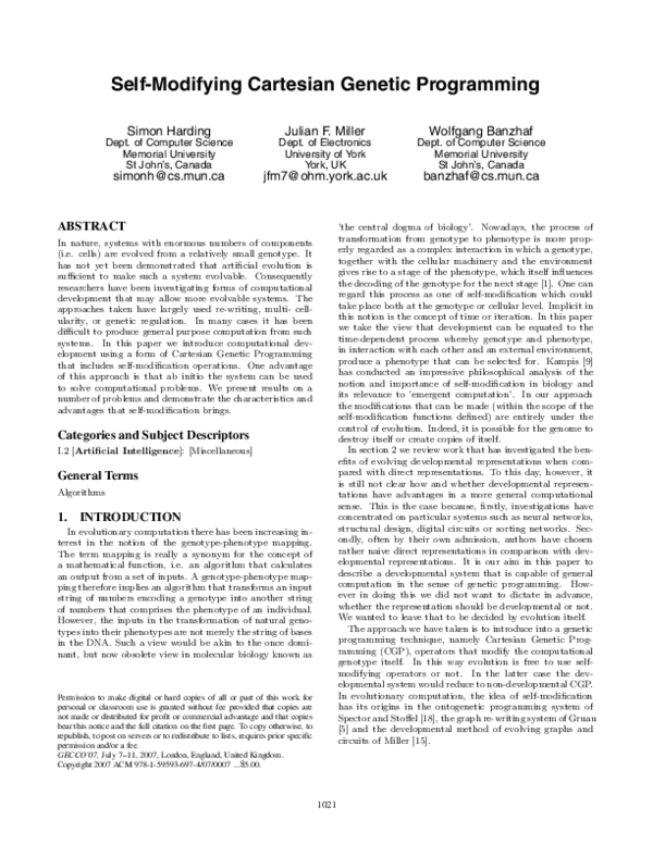Self Modifying Cartesian Genetic Programming Fibonacci Squares Regression And Summing