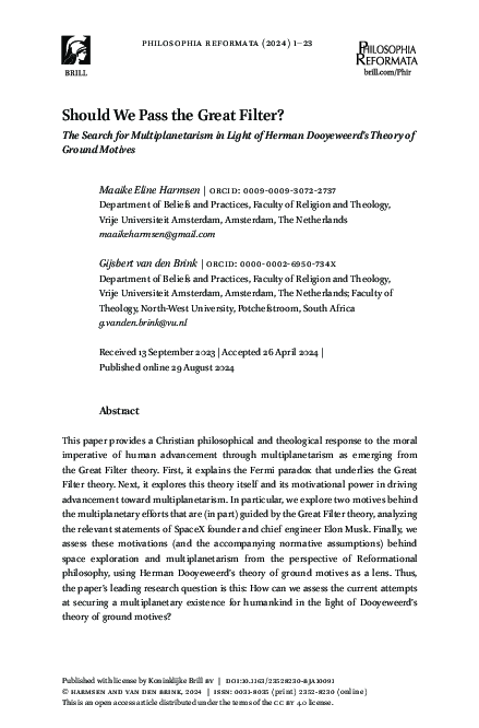 (PDF) Should we pass the Great Filter?