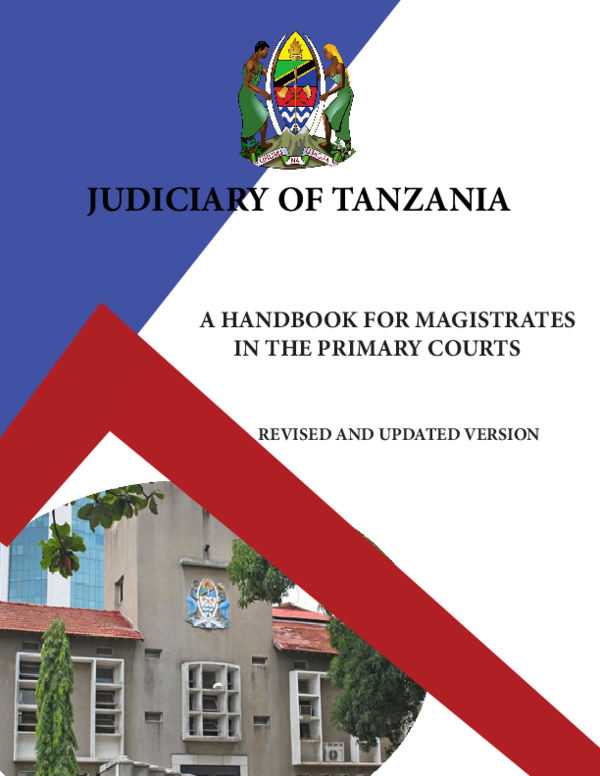 (PDF) A HANDBOOK FOR MAGISTRATES IN THE PRIMARY COURTS REVISED AND ...