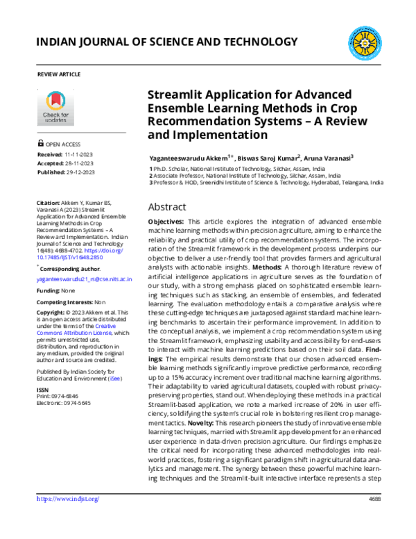 (PDF) Streamlit Application for Advanced Ensemble Learning Methods in ...