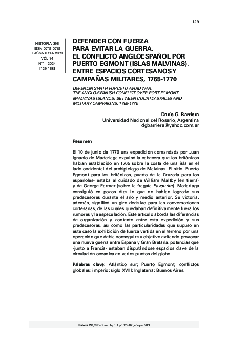 (PDF) DEFENDER CON FUERZA PARA EVITAR LA GUERRA. EL CONFLICTO ...