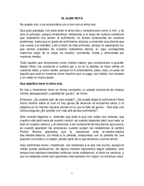 (PDF) EL ALMA ROTA