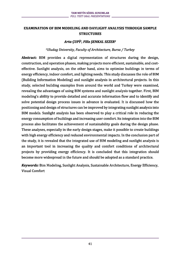 (PDF) EXAMINATION OF BIM MODELING AND DAYLIGHT ANALYSIS THROUGH SAMPLE ...