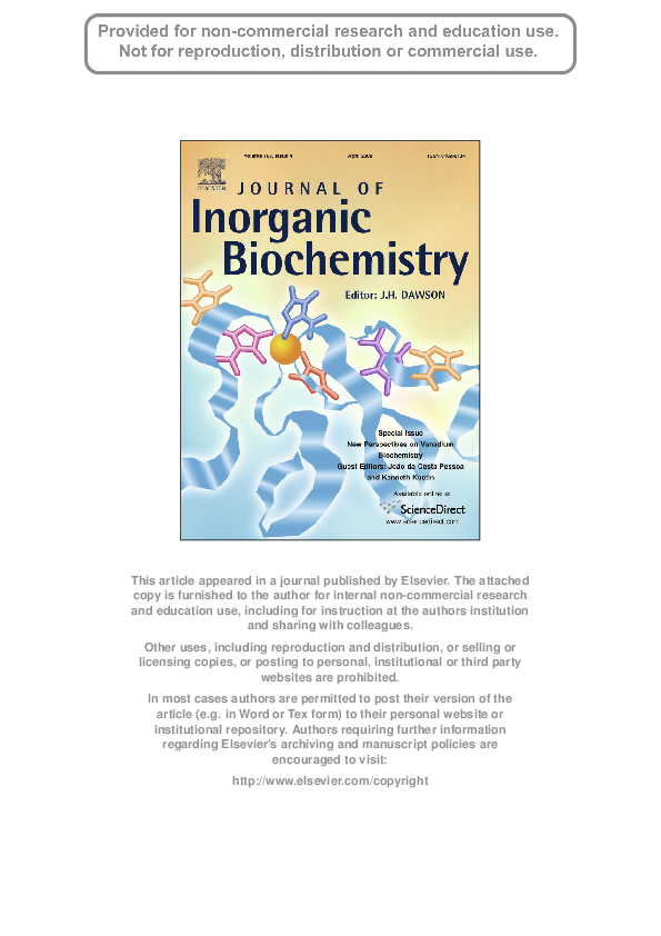 (PDF) Aminocarboxylate complexes of vanadium(III): Electronic structure ...