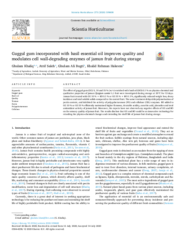 (PDF) Guggul gum incorporated with basil essential oil improves quality ...