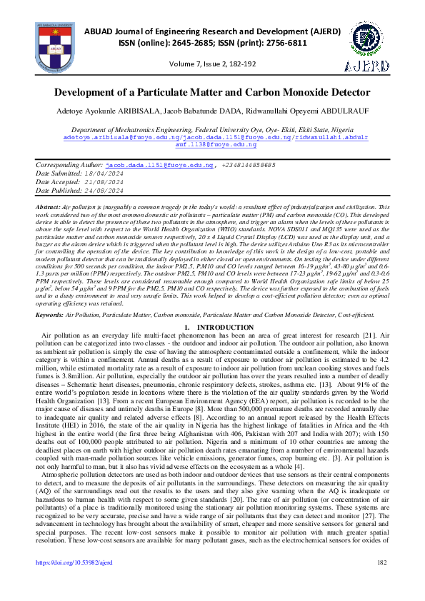 (PDF) AJERD published PCD paper