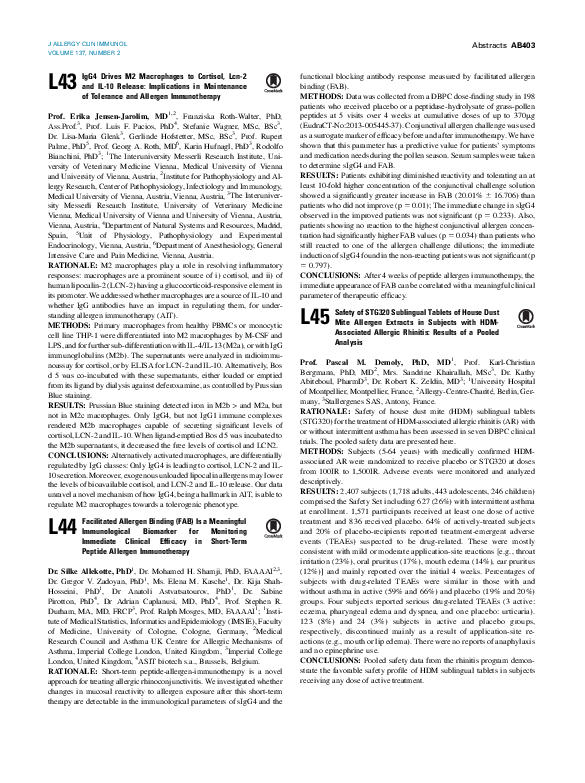 (PDF) Safety of STG320 Sublingual Tablets of House Dust Mite Allergen ...