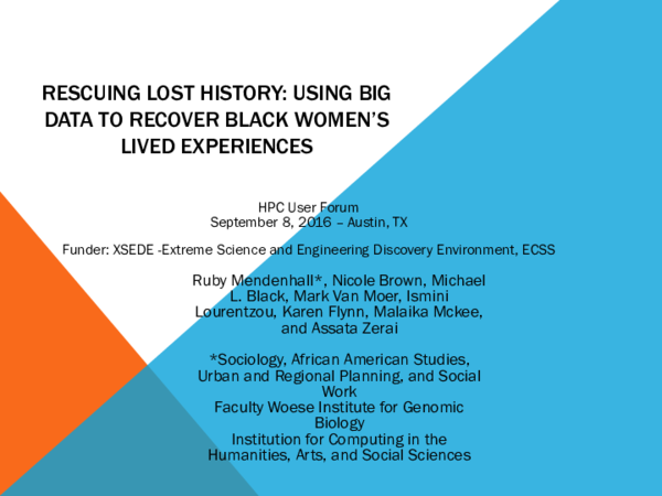 (PDF) Rescuing Lost History