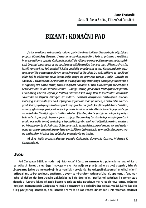 (PDF) Bizant: konačni pad